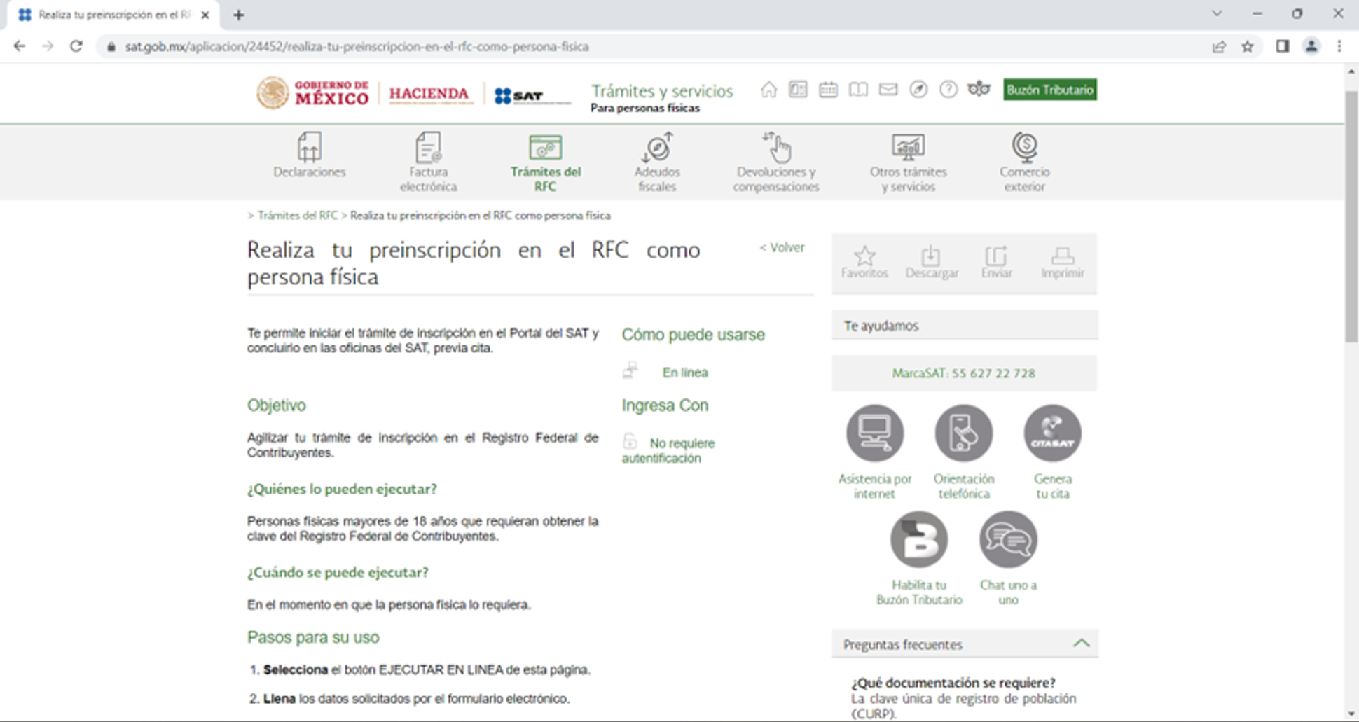 «Inscripciones en el RFC para jóvenes mayores de 18 años» – Velamonts